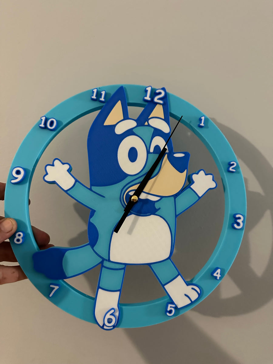Bluey Wall Clock – Diamondpaintingz